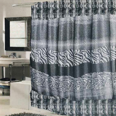 Snow Leopard Shower Curtain Multi Skins Leopard Accessories