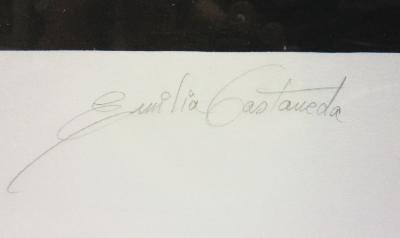 Title Unknown Original Emilia Castaneda Signed Lithograph Art