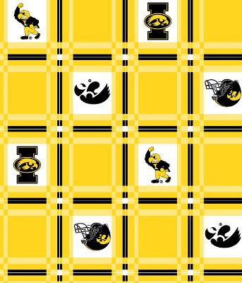 Iowa Hawkeyes Vinyl Tablecloth Sports Decor