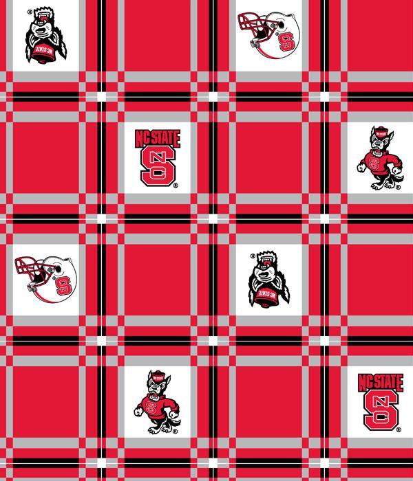 North Carolina State Vinyl Tablecloth Sports Decor