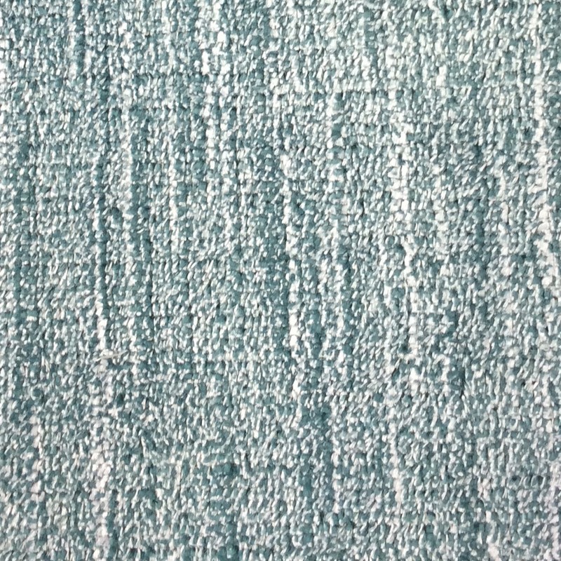 American Silk Mills Brussels Stria Aquamarine Velvet Fabric