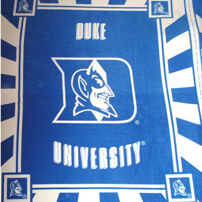 Duke University Fleece Panel Sports Decor