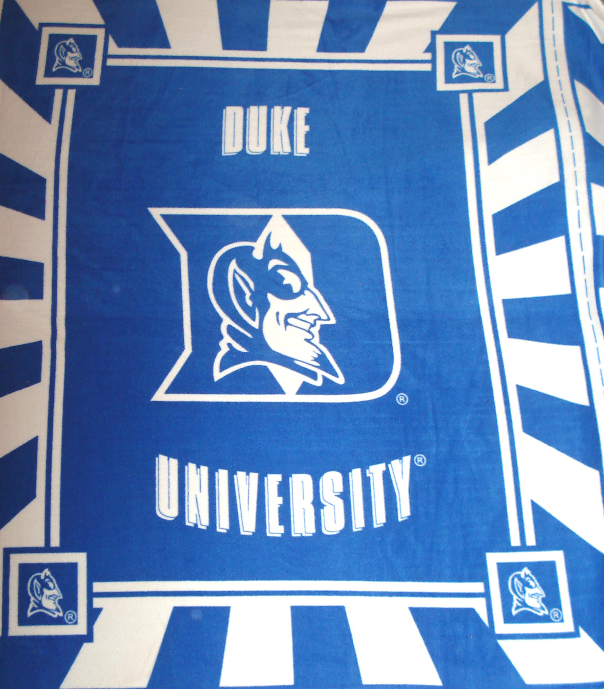 Duke University Fleece Panel Sports Decor