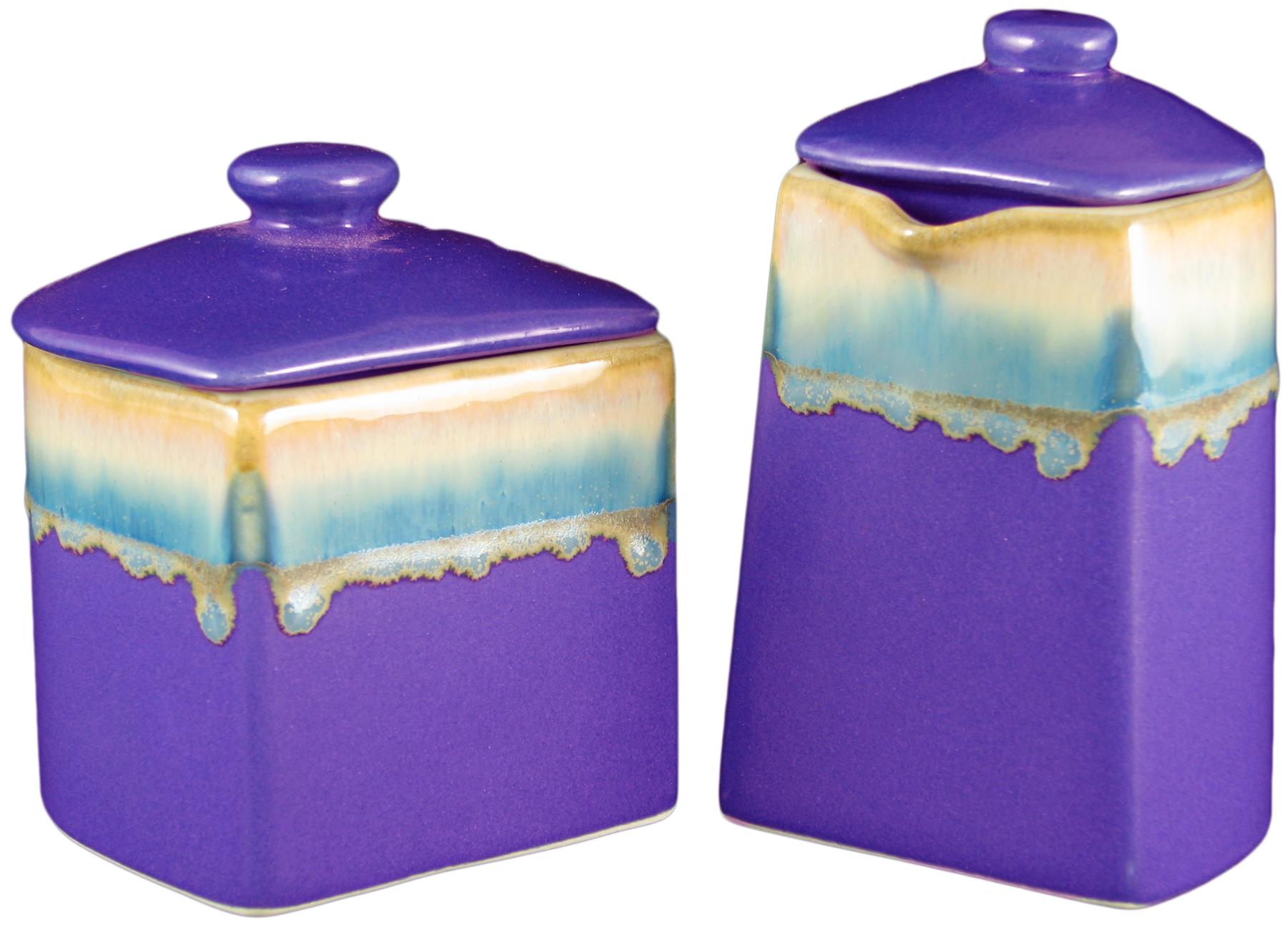 Purple Creamer and Sugar Kitchen