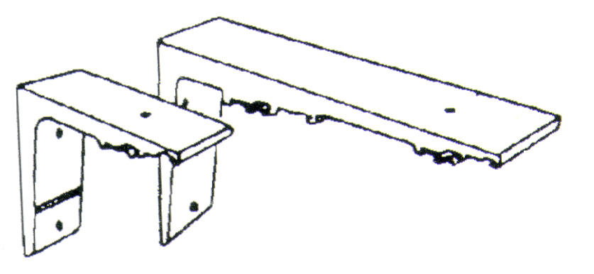 Contrak Traverse Rod Bracket Curtain Rods