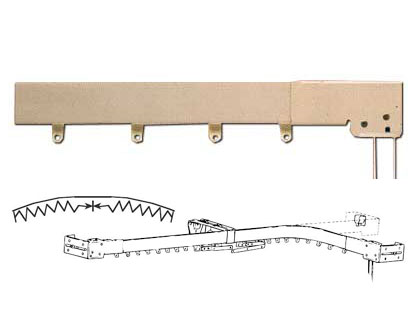 12 Foot Assembled Flexible Traverse Rod Curtain Rods