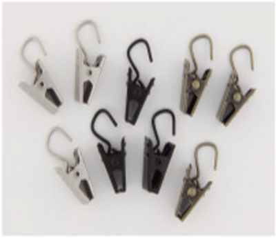Curtain Ring Clips Pack of 24 Curtain Rods