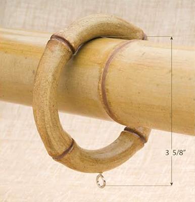 Bamboo Ring Curtain Rods