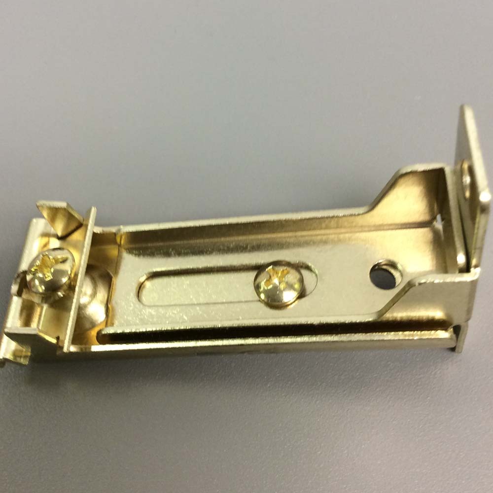 Center Support Brass Curtain Rods