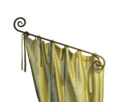 Scroll Rod Curtain Rods