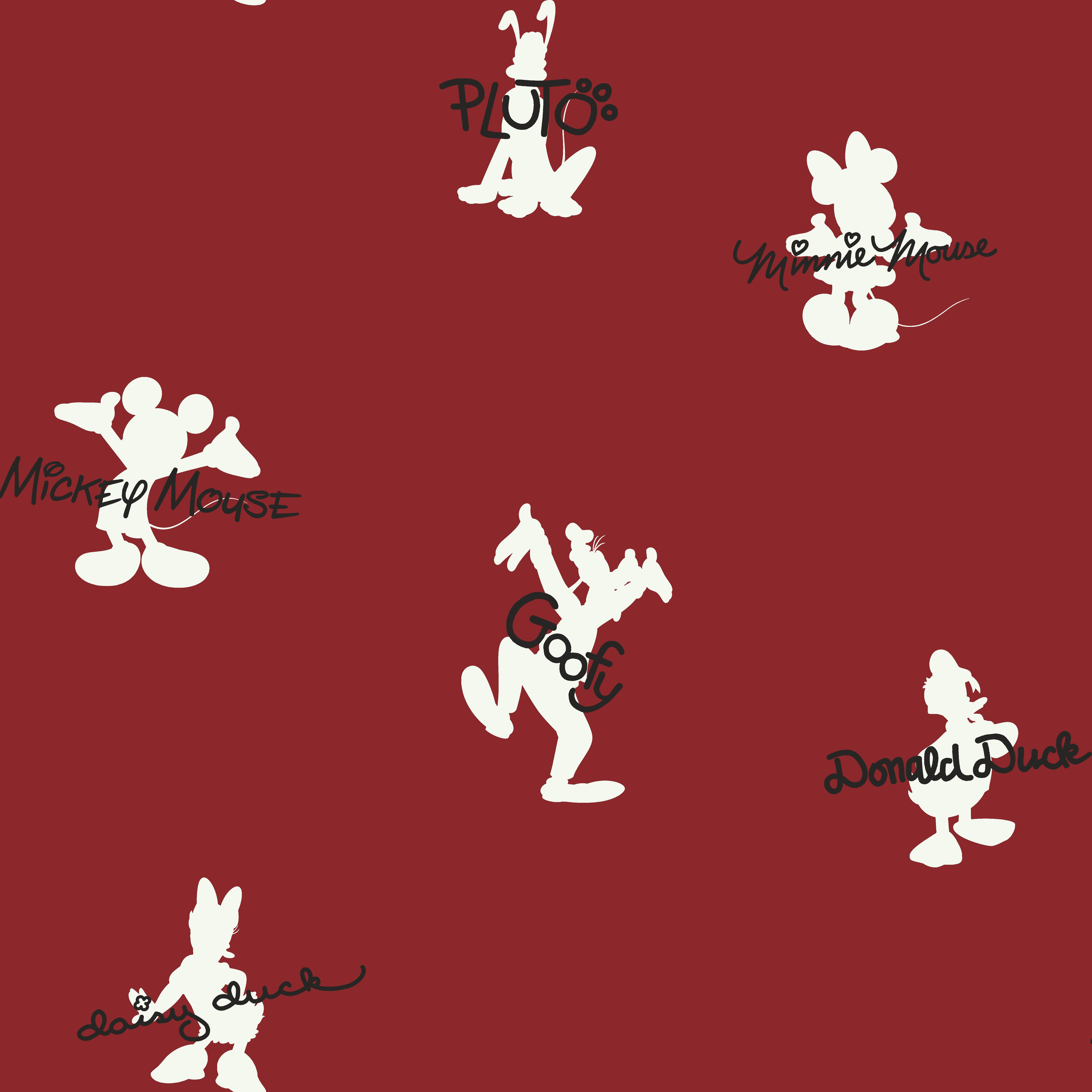Red Mickey Mouse Wallpaper