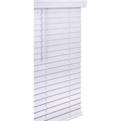 2.5 Inch Cordless Faux Wood Blind 17x72 Blinds