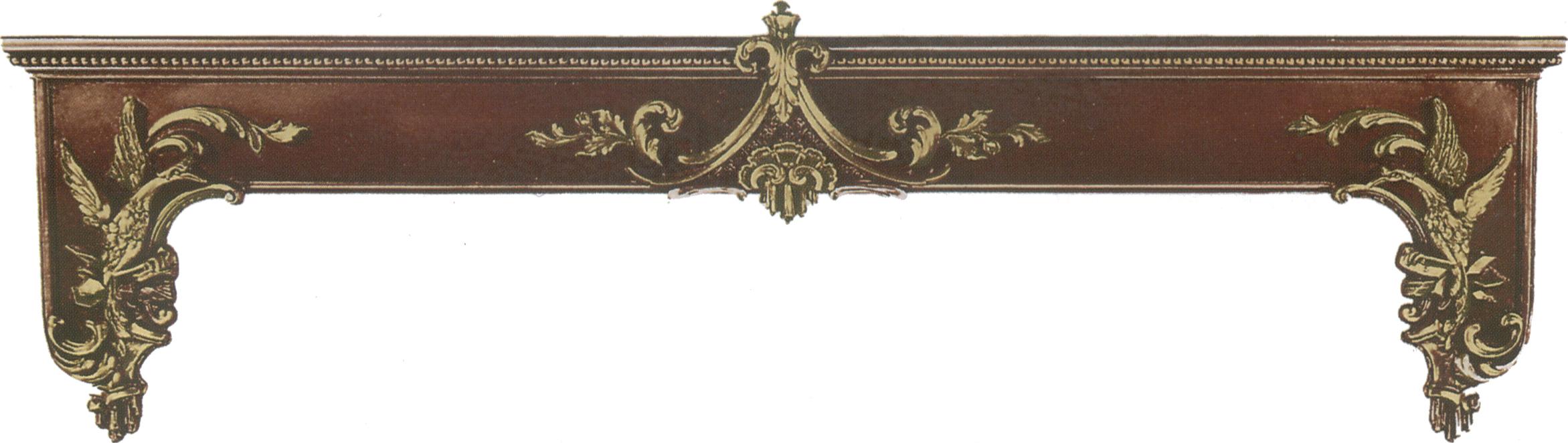 3501 Luxury Wood Cornice Curtain Rods