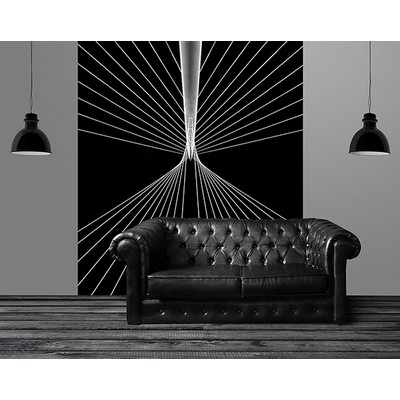 3D Strings Wall Mural Wallpaper