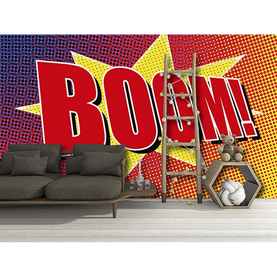 Boom Comic Wall Mural Wallpaper