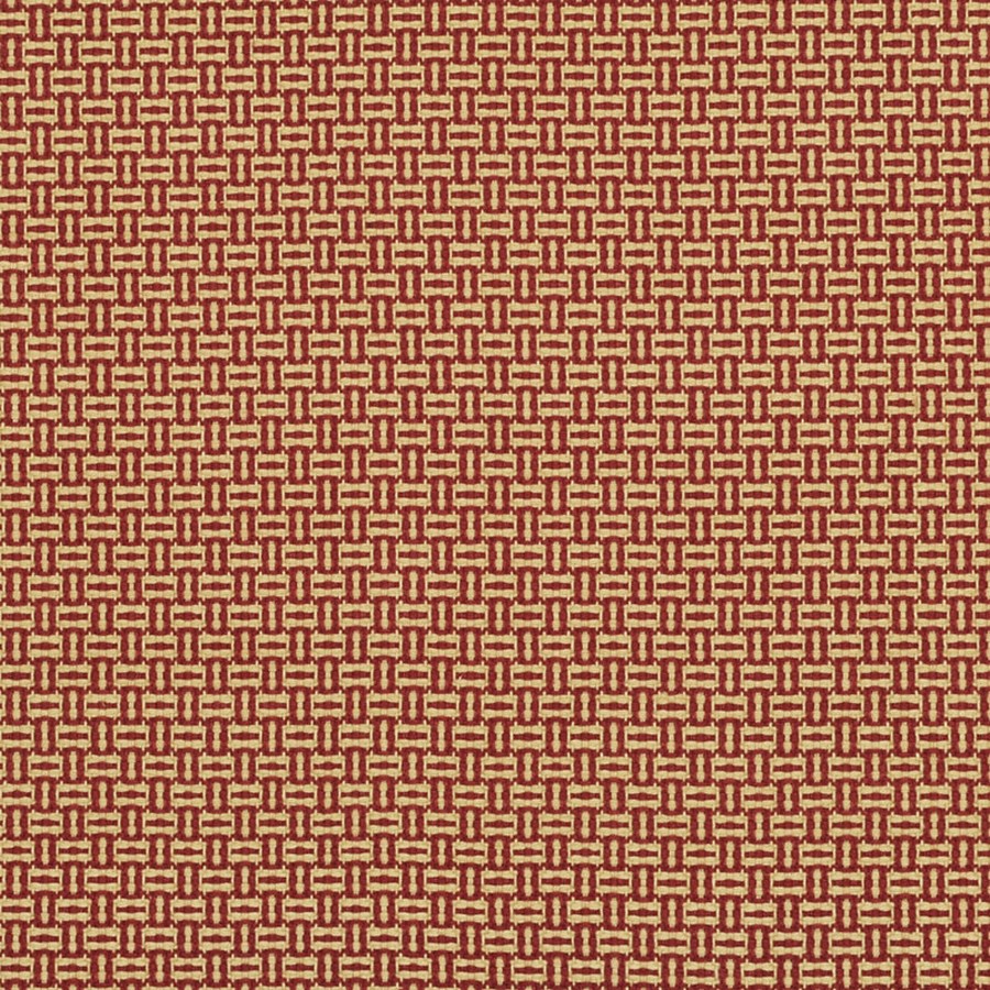 Ralph Lauren Connelly Weave Red Fabric