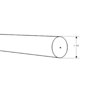 Metal Rod 4 Foot Pewter Curtain Rods