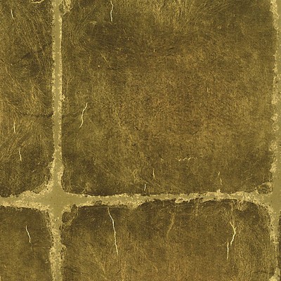 Gold Leaf Squares Oro Wallpaper