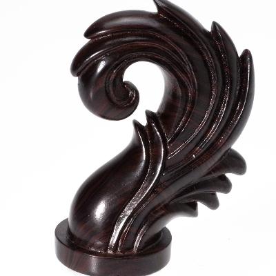 Scroll Curtain Rod Finial Walnut 10 Curtain Rods