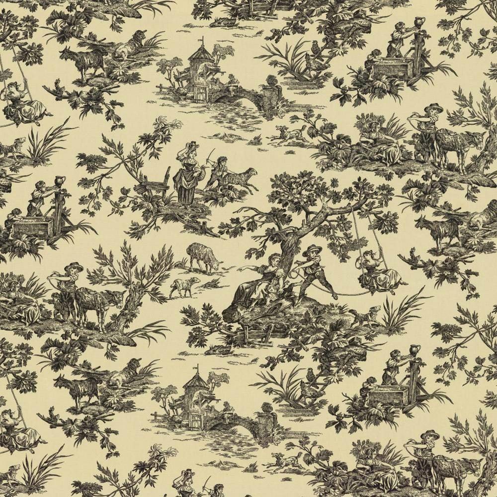 Kasmir Scenic Toile Domino Fabric
