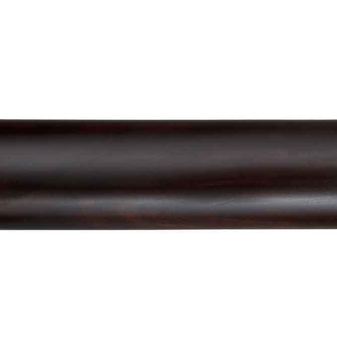 2 inch x 8 foot Smooth Wood Curtain Rod Curtain Rods