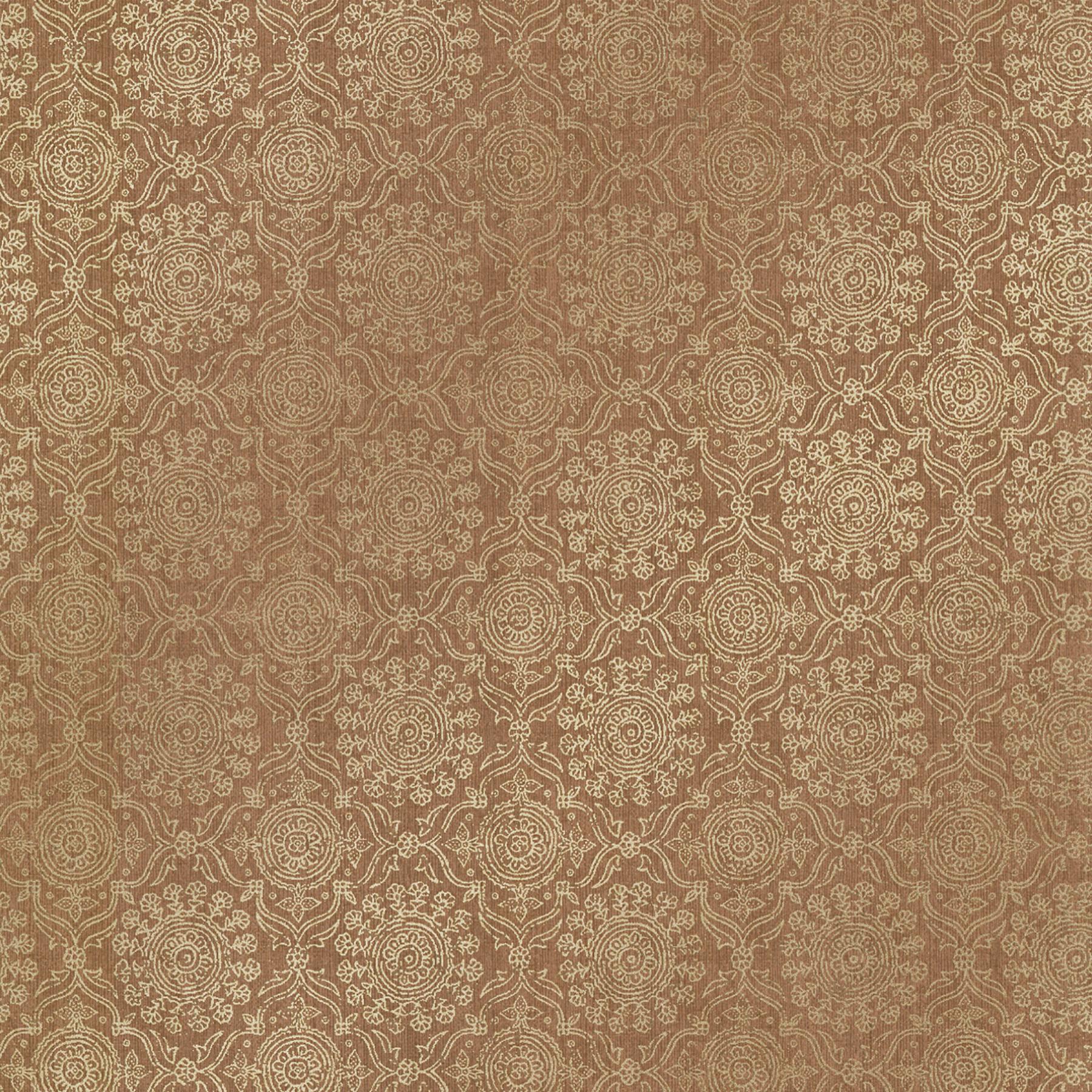 Brewster Wallcovering Sultana Copper Lattice Texture Wallpaper