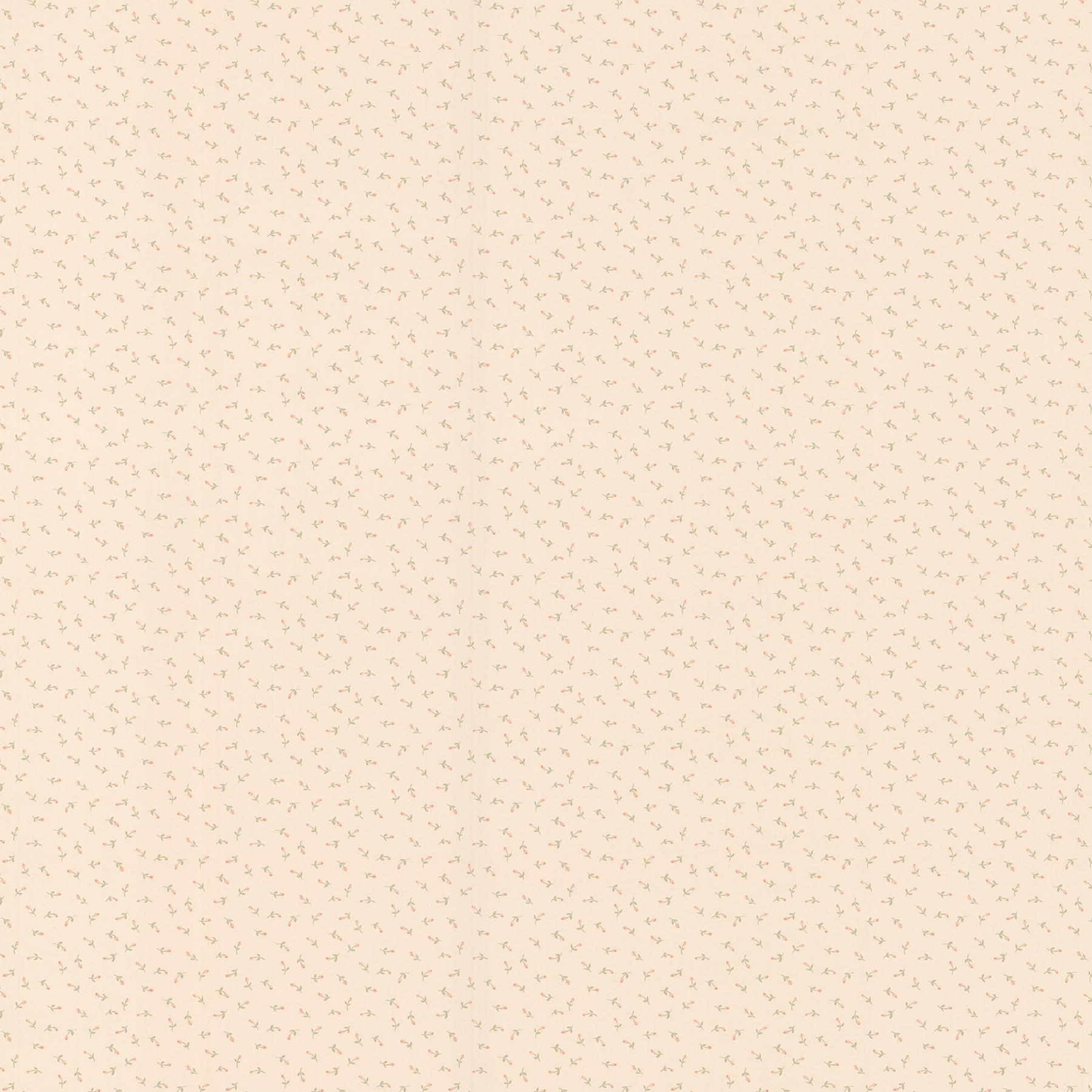 Brewster Wallcovering Anna peach Floral Accent Wallpaper
