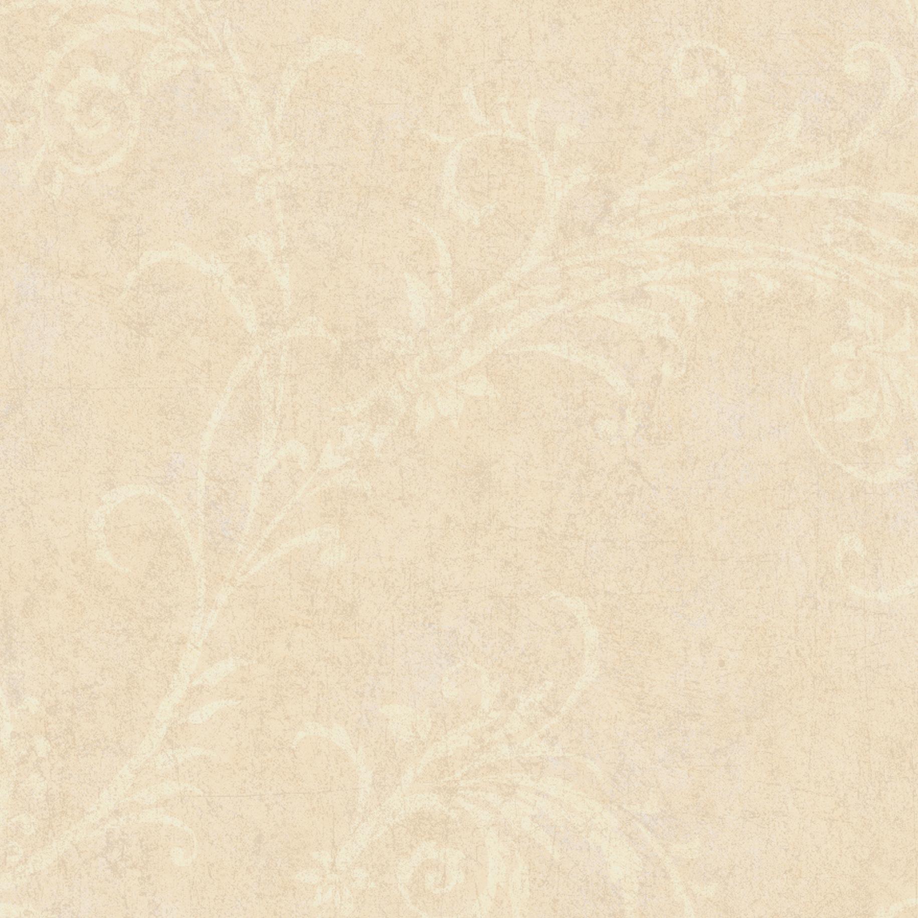 Brewster Wallcovering Beige Rice Paper Scroll Wallpaper